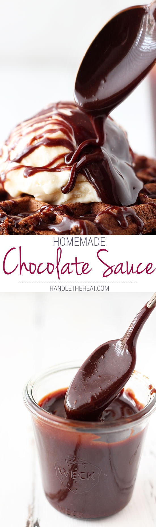 Homemade Chocolate Sauce - Handle the Heat