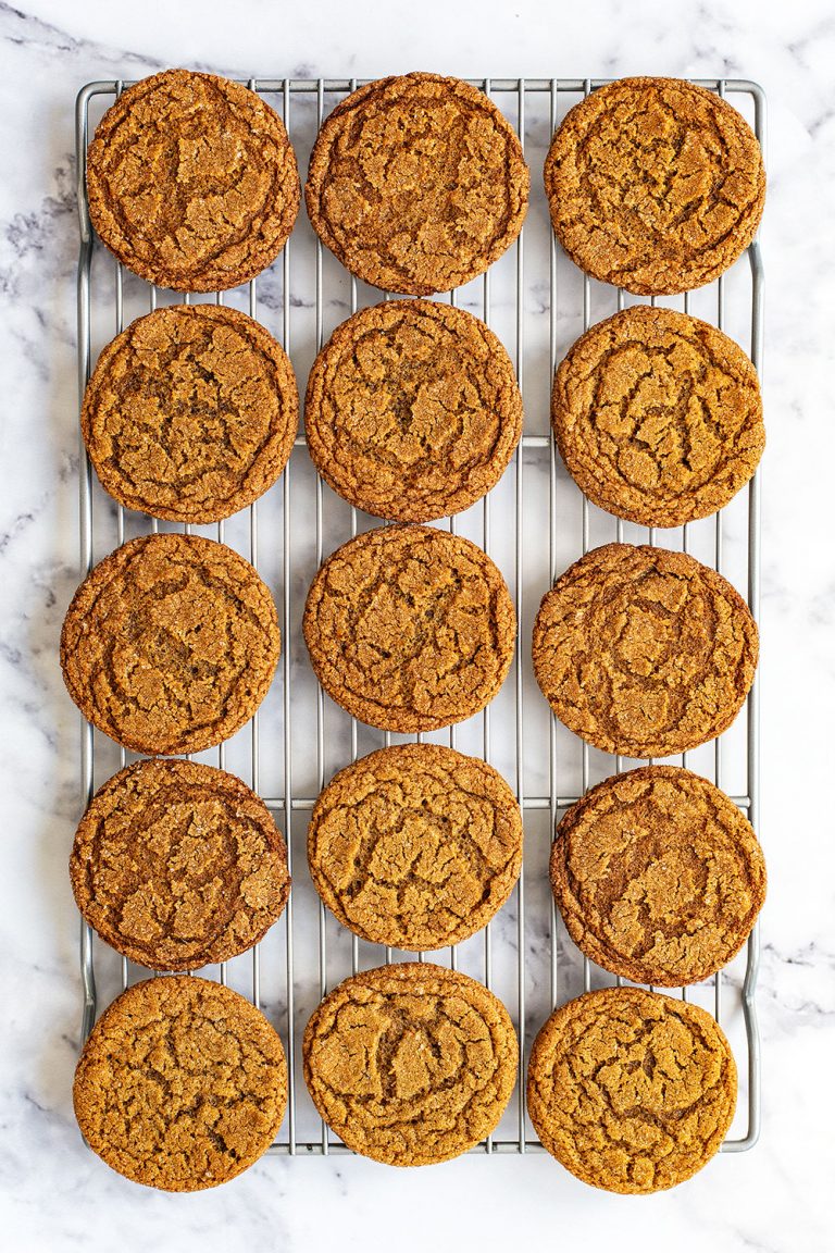 Ginger Snaps Recipe | Crispy Gingersnaps - Handle the Heat